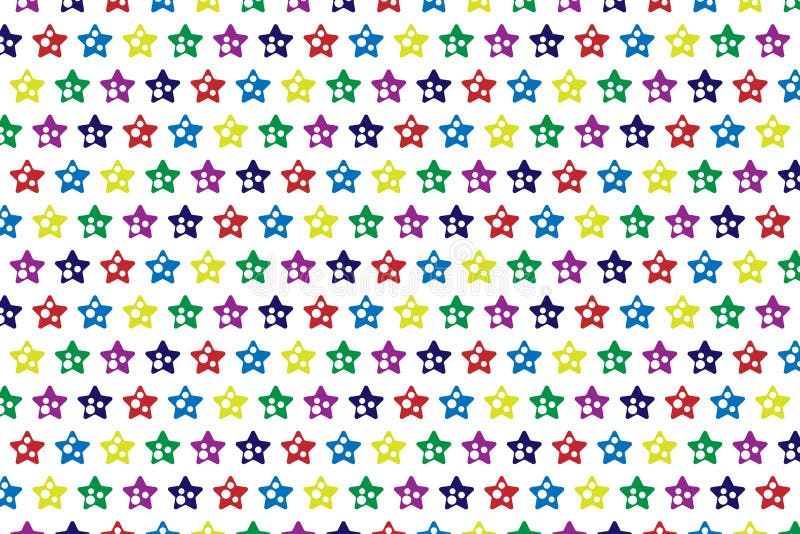 Abstract Geometric Background with Color Stars . Modern and Trendy ...