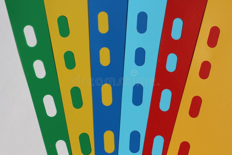 Abstract Geometric Background from Colored Sheet Separators, Sheets of ...