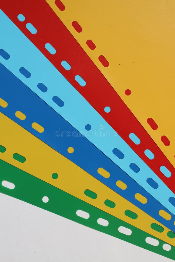 Abstract Geometric Background From Colored Sheet Separators, Sheets Of ...