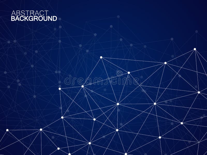 Abstract Geometric Background with Connecting Dots and Lines. Modern ... Abstract Geometric Background with Connecting Dots and Lines. Modern ...
