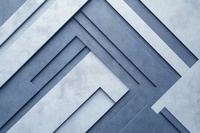 Abstract Geometric Background: Cool Blue & Gray Triangles, Modern ...