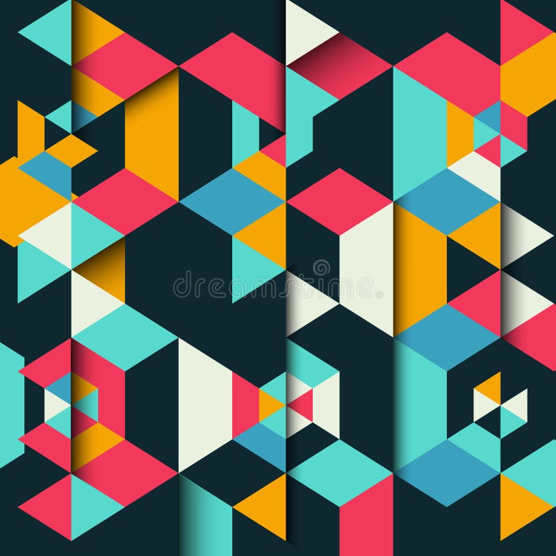 Abstract Geometric Background Stock Vector - Illustration of design ...