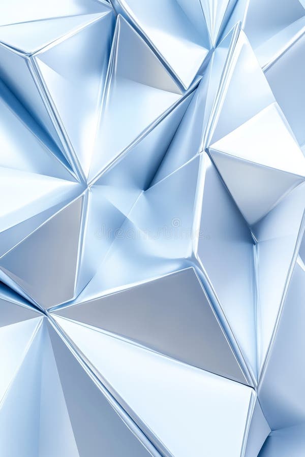 Abstract Geometric Background, 3D Render of Modern, Minimalist, Low ...