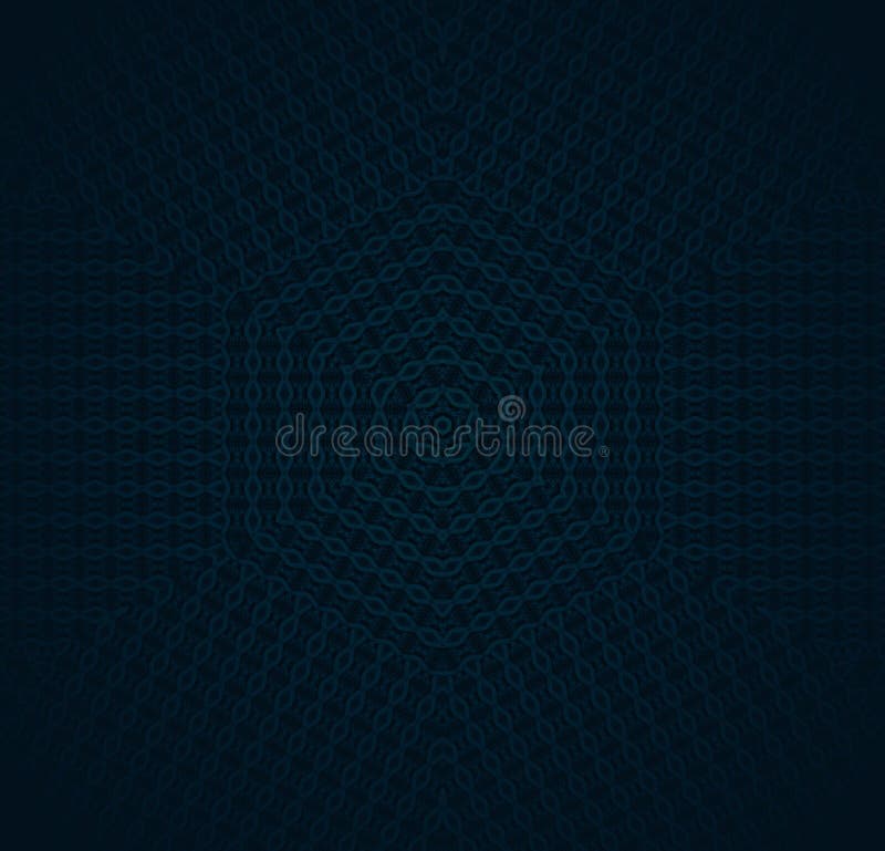 Regular Hexagon Pattern Dark Blue with Black with Oval Elements ...