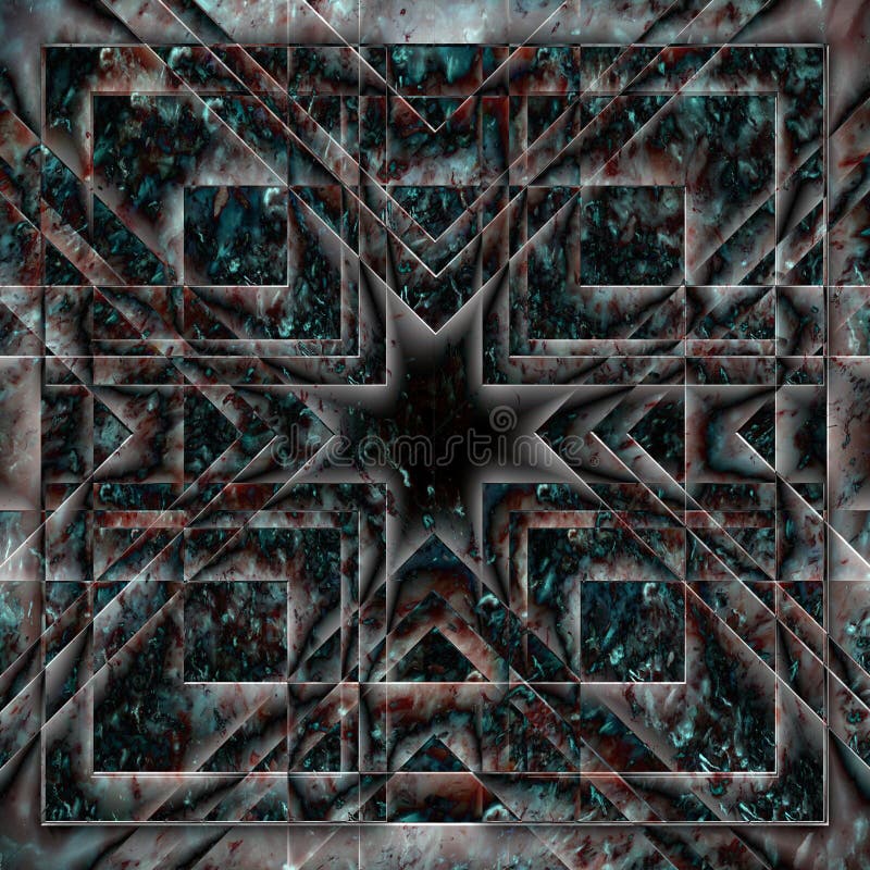 Abstract Geometric Background for Design, Symmetrical Pattern Stock ...