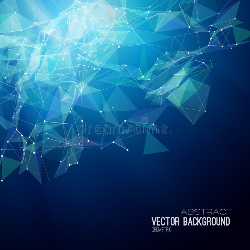 Abstract Geometric Background Design Stock Vector - Illustration of ...