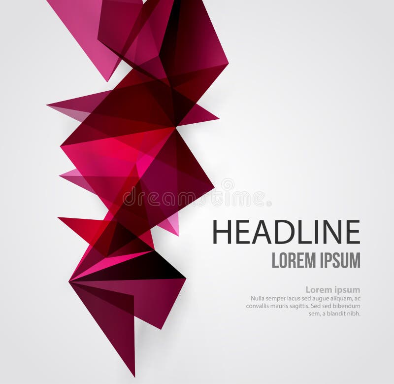 Abstract Geometric Background Design Stock Vector - Illustration of ...