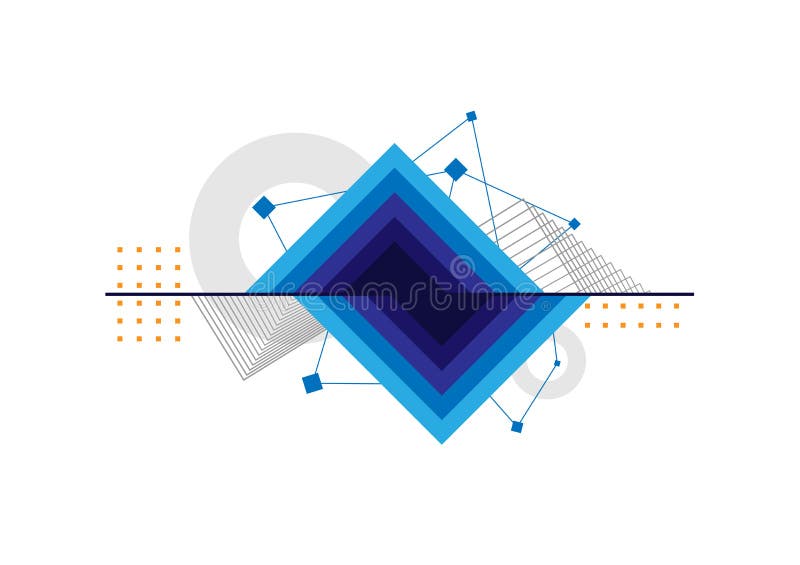 Abstract Geometric Background Design,wireframe Technology Communication ...