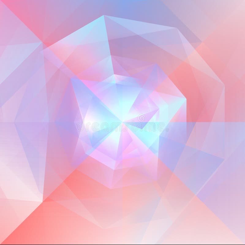 Abstract Geometric Background with Diamond Shape Stock Illustration ...