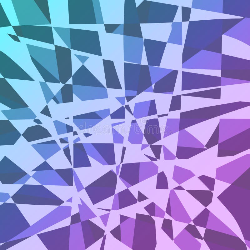 Abstract Geometric Background from Different Bright Shapes. Stock ...