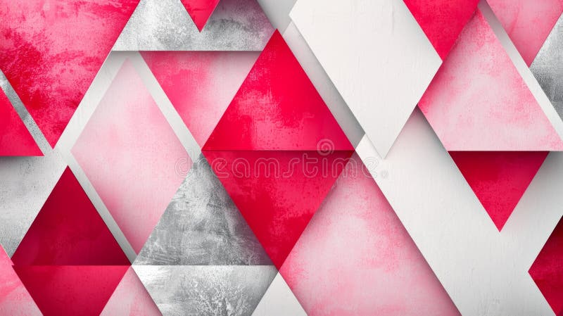 Colorful Abstract Geometric Background Overlapping Triangles Creating ...
