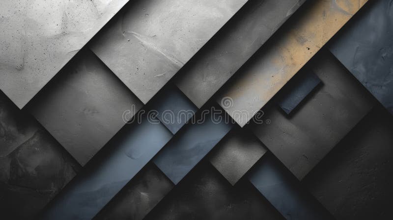 Abstract Geometric Background. Geometry Pattern with Concrete Cube ...