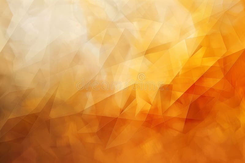 Abstract Geometric Background with Golden Light and Warm Tones in Pale ...