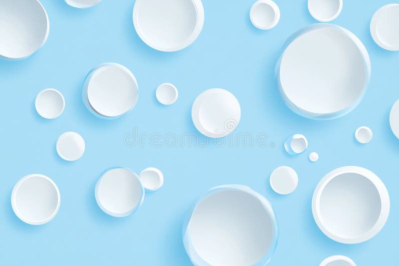 The Abstract Geometric Background Gradient Soft Light Blue Bokeh is ...