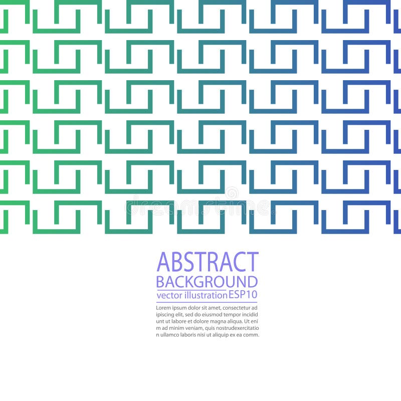 Abstract Geometric Background Green and Blue of Hooks and Corners for ...