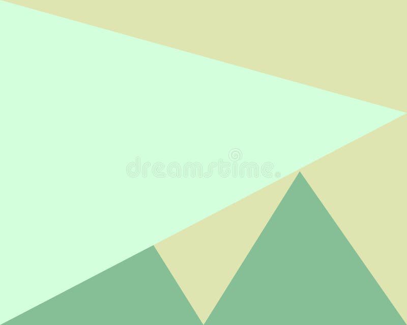 Abstract Geometric Background, Green Triangle Shape Pattern. Stock ...