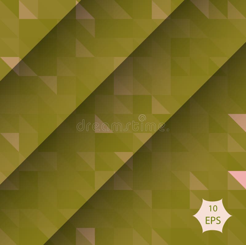 Abstract Green Triangle Background, Vector Illustration EPS10, Contains ...