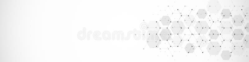 Abstract Geometric Background with a Hexagon Pattern. Hexagonal Shape ...