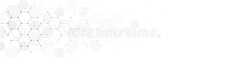 Abstract Geometric Background with a Hexagon Pattern. Hexagonal Shape ...