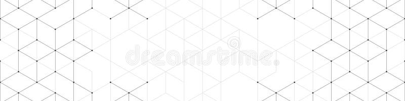 Abstract Geometric Background with a Hexagon Pattern. Hexagonal Shape ...