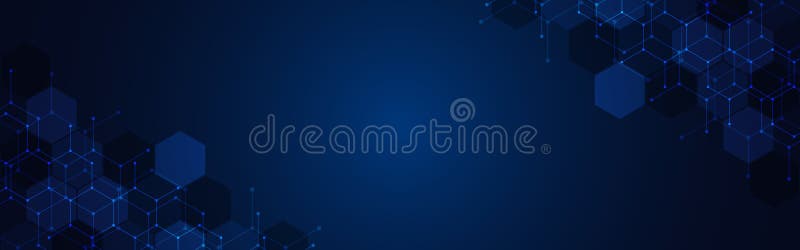 Abstract Geometric Background with a Hexagon Pattern. Hexagonal Shape ...