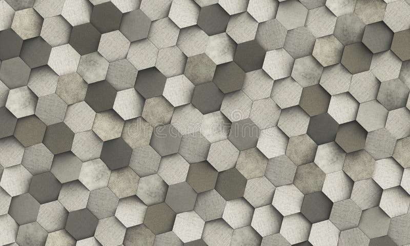 Abstract Geometric Background Of Hexagonal Stock Illustration ...