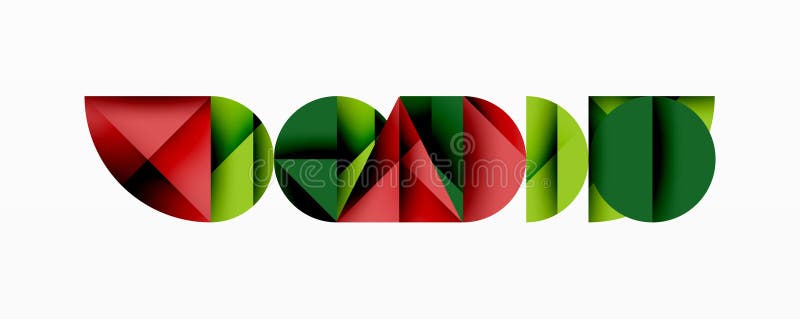 Abstract Geometric Background with Layered Gradient Shapes Forming ...