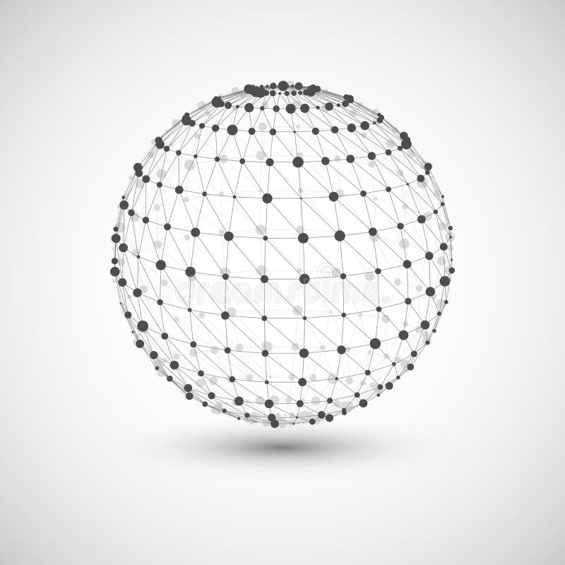 Global Mesh Sphere. Abstract Geometric Shape Stock Vector ... Global Mesh Sphere. Abstract Geometric Shape Stock Vector ...