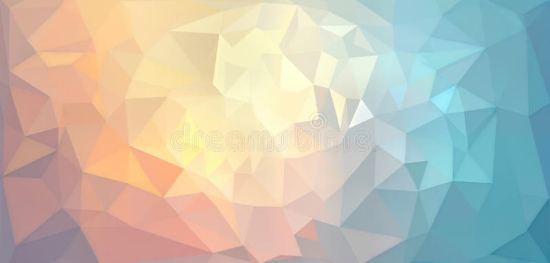 Abstract Geometric Background with Low Poly Style. Triangle Shapes ...