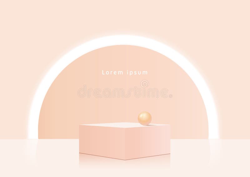 Abstract Geometric Background, Abstract Minimal Scene for Products ...