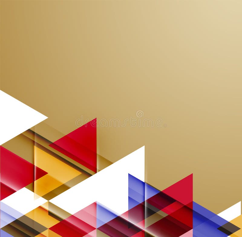 Abstract Geometric Background. Modern Overlapping Stock Vector ...