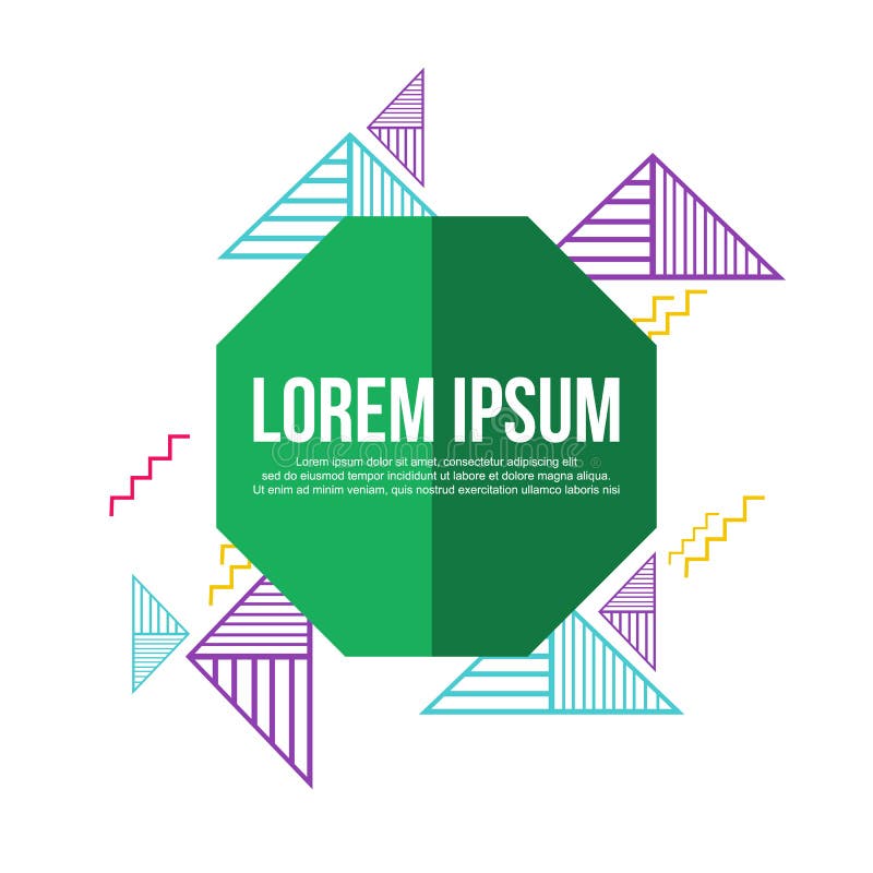 Abstract Geometric Background Modern Style Design Stock Vector ...