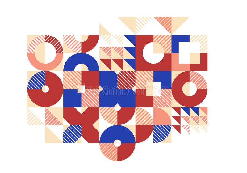 Abstract Geometric Background, Modular Tiling Ceramic Colored Ethnic ...