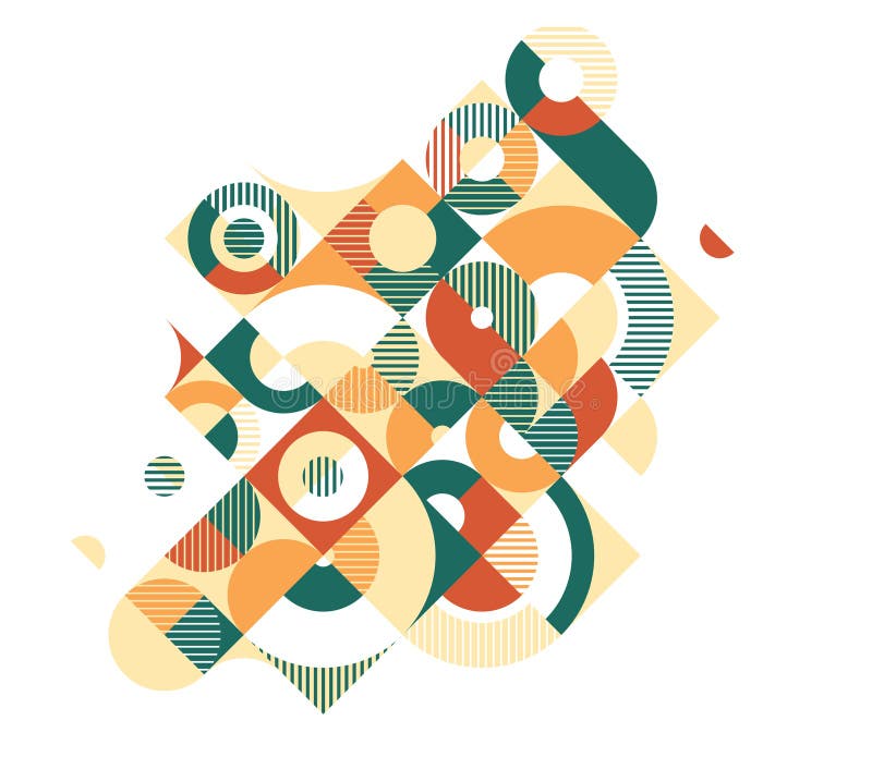 Abstract Geometric Background, Modular Tiling Ceramic Colored Ethnic ...