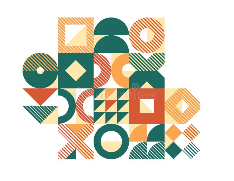 Abstract Geometric Background, Modular Tiling Ceramic Colored Ethnic ...