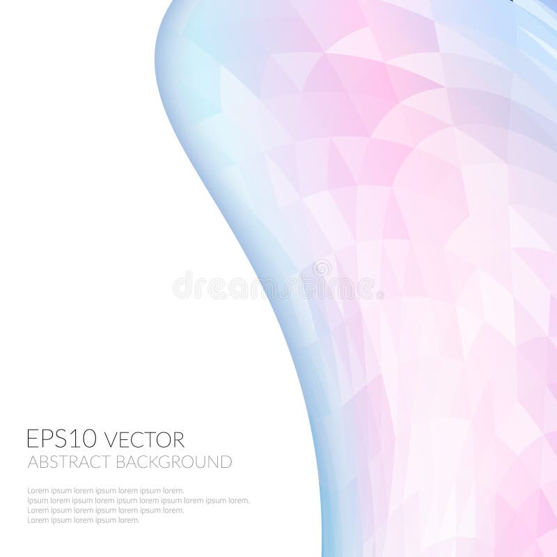 Abstract Geometric Background. Movement of Abstract Forms Stock Vector ...