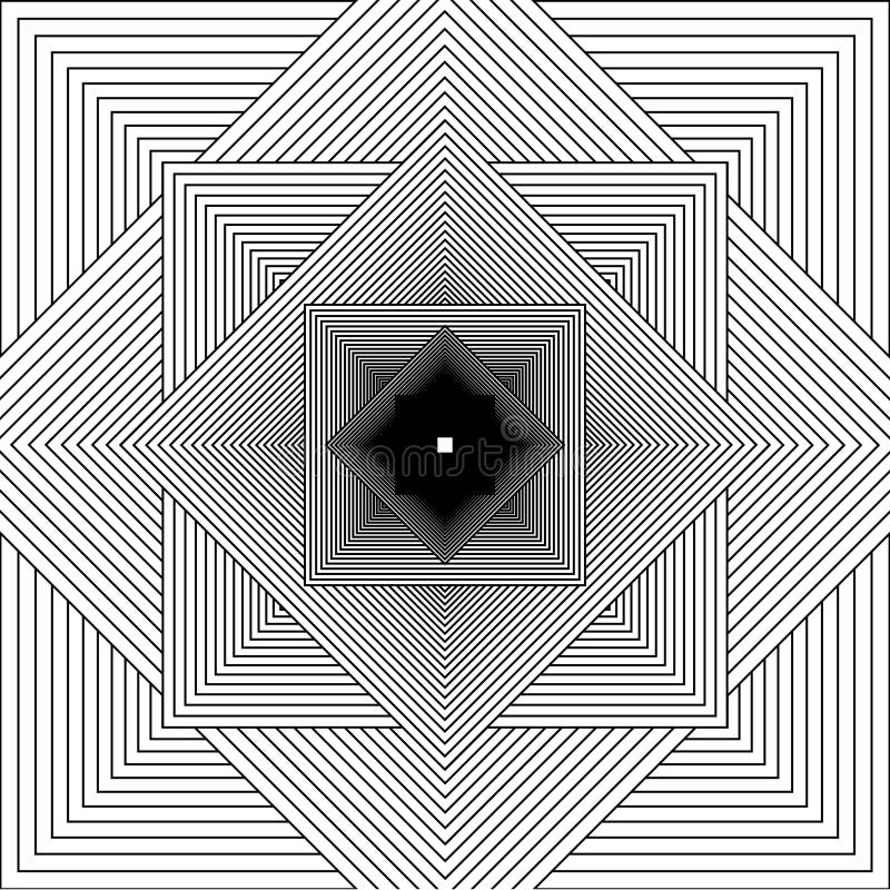 Abstract Geometric Background. "Nirmana" with Line and Square Stock ...