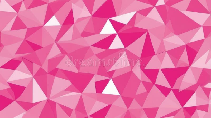 An Abstract Geometric Background with Overlapping Pink Triangles Stock ...