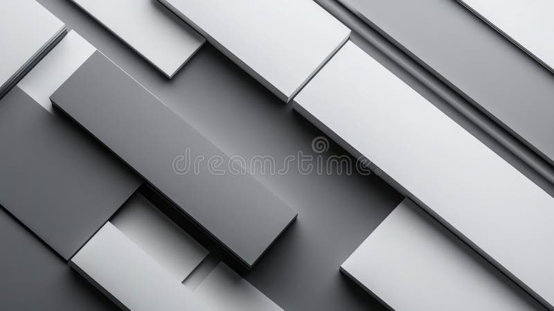 Abstract Geometric Background with Overlapping Rectangular Shapes Stock ...