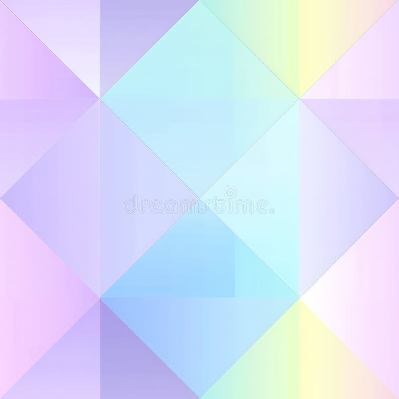 Abstract Geometric Background with Pastel Colors Stock Illustration ...