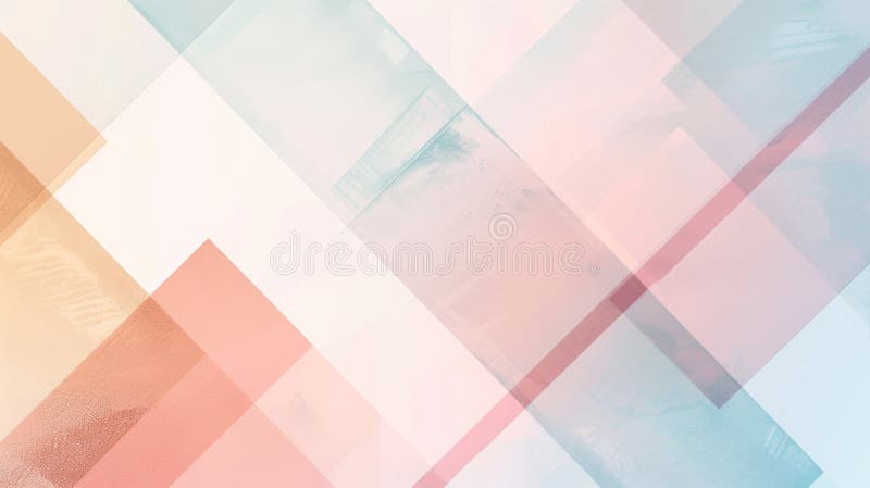 Abstract Geometric Background in Pastel Colors Stock Image - Image of ...