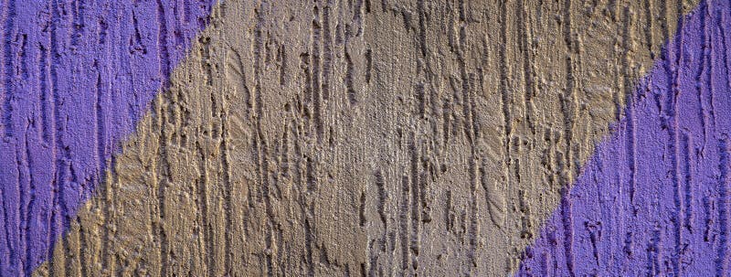 Abstract Geometric Background with Plastered Wall and Vertical Grooves ...