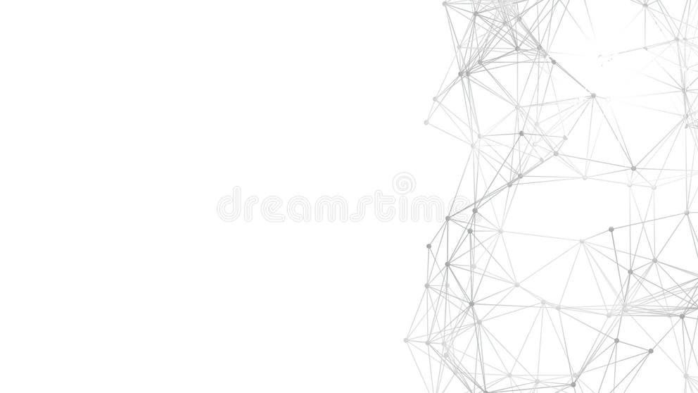 Abstract Geometric Background. Plexus Mesh Backdrop Illustration. Stock ...