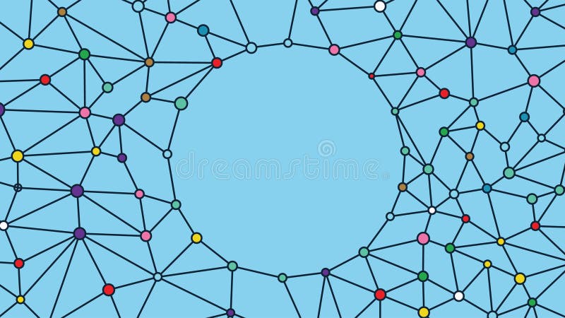 Abstract Geometric Background. Plexus Mesh Backdrop. Vector Stock ...