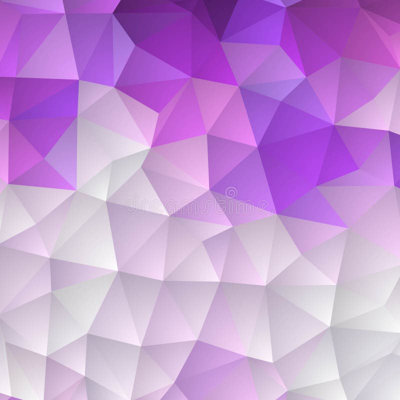 Abstract Geometric Background. Purple Violet Triangles. Layout for ...