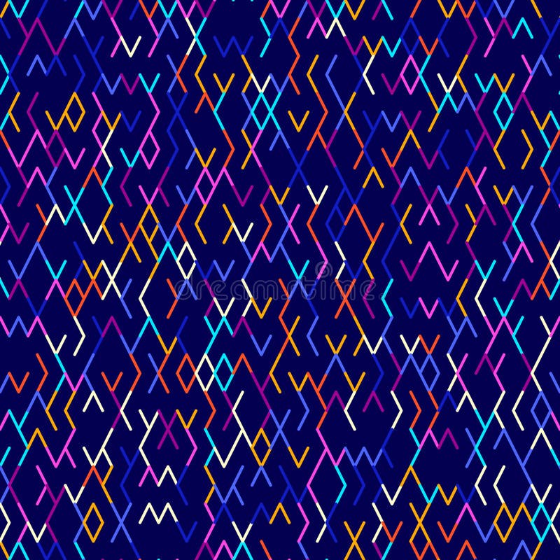 Abstract Geometric Background, Random Colored Sticks. Seamless Pattern ...