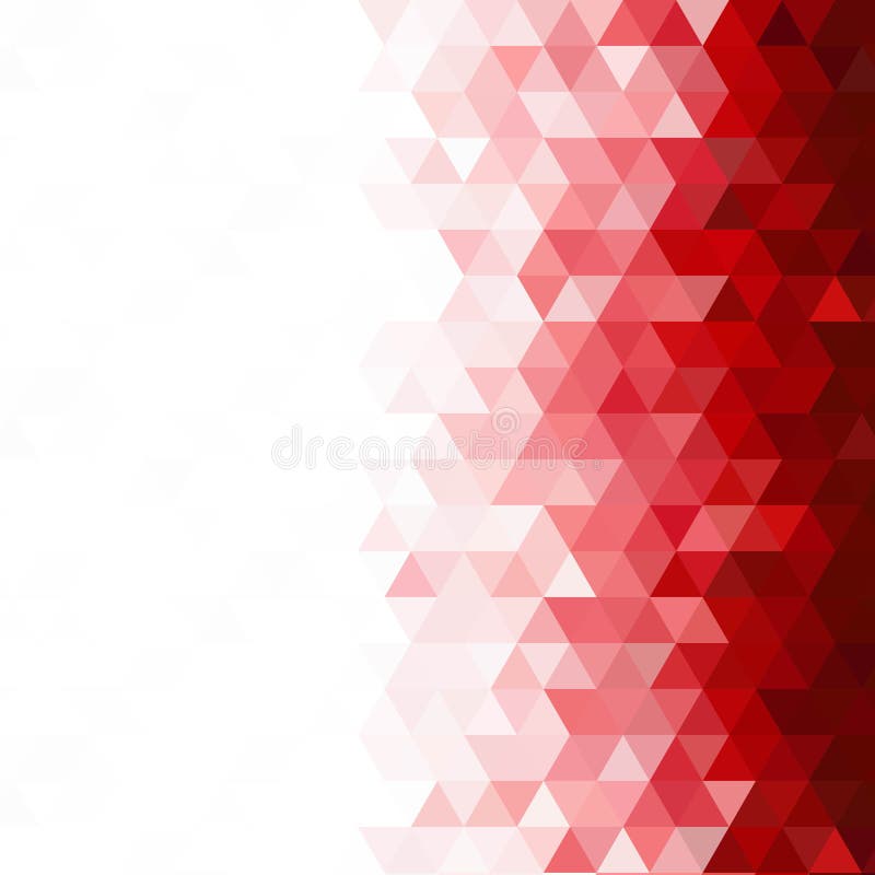 Abstract Geometric Background. Red Figure. Eps 10 Stock Illustration ...