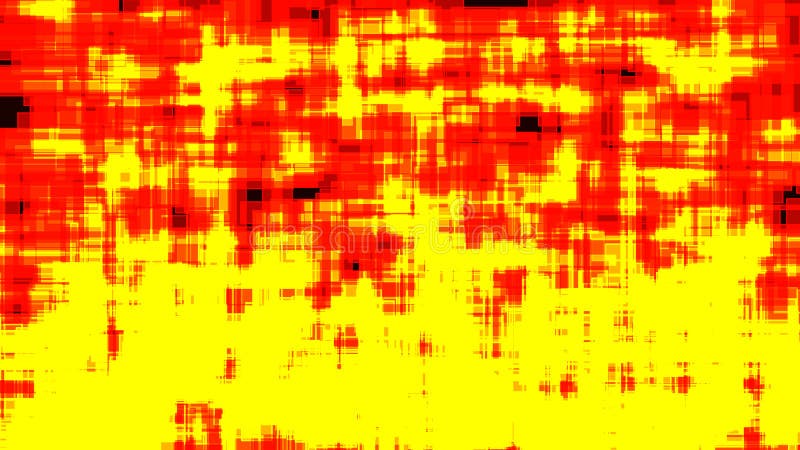 Abstract Geometric Background of Red Glow on Yellow Backdrop. Stock ...