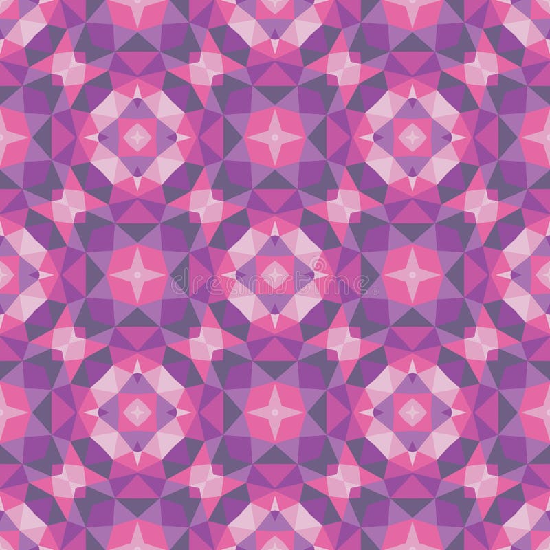 Abstract Geometric Background. Seamless Pattern Design. Violet Lilac ...