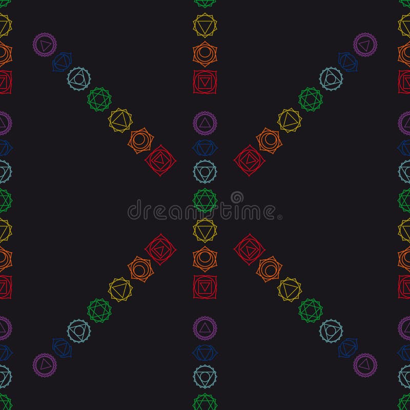 Seven Human Chakras, Vector Illustration. Stock Vector - Illustration ... Seven Human Chakras, Vector Illustration. Stock Vector - Illustration ...